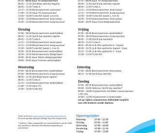Zomerrooster 2023 | Optisport